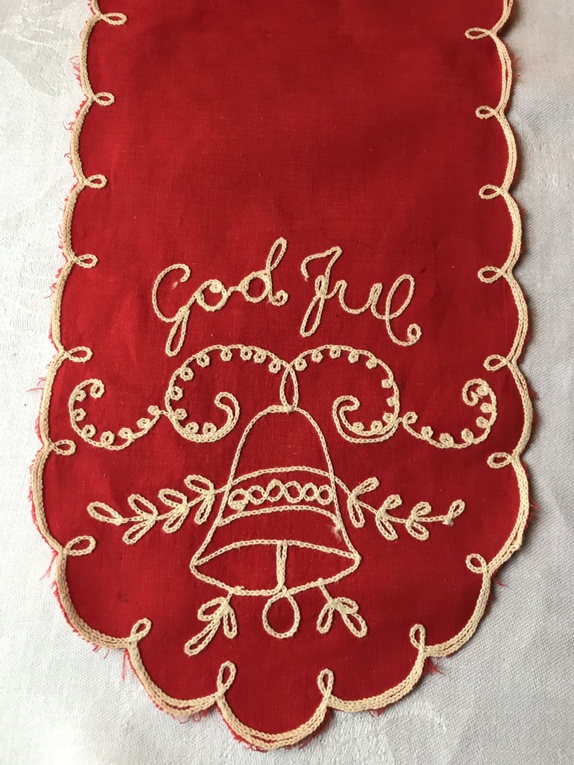 2 juleduker, vintage - Epla