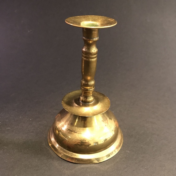 2 små lysestaker, messing - Epla