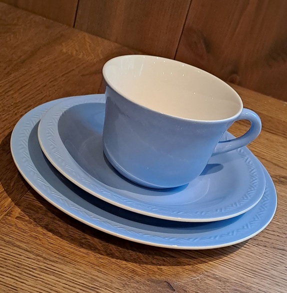 Blå Grete - Figgjo Flint Norway - Epla