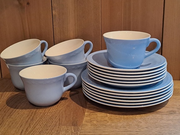 Blå Grete - Figgjo Flint Norway - Epla