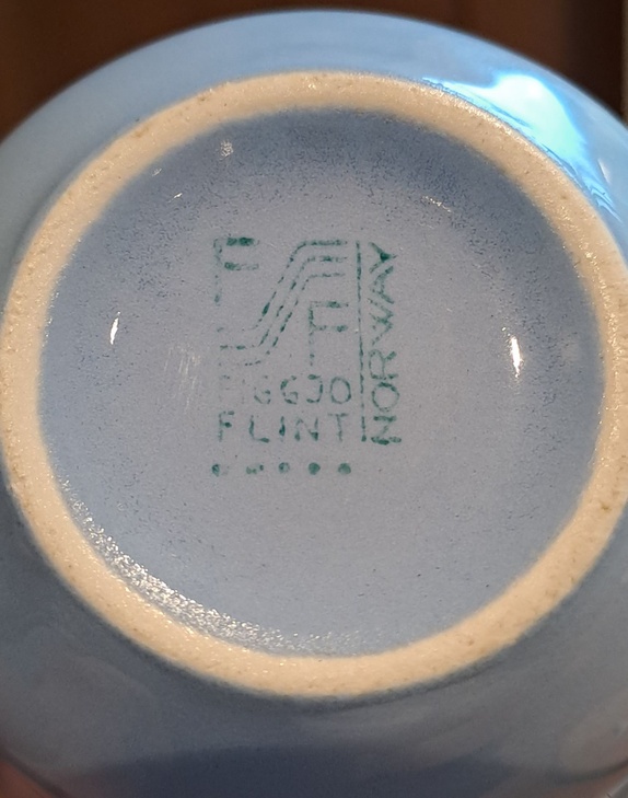 Blå Grete - Figgjo Flint Norway - Epla