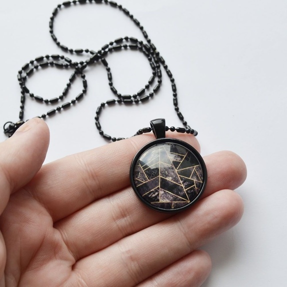 Halskjede + anheng GLAS AT37/2 - Epla