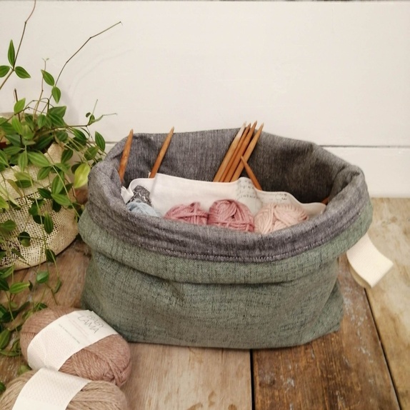 Strikkeveske / Prosjektpose / Hekleveske - Epla