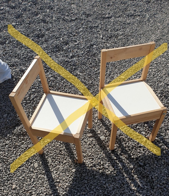 Liten barnestol i olastoff - Epla