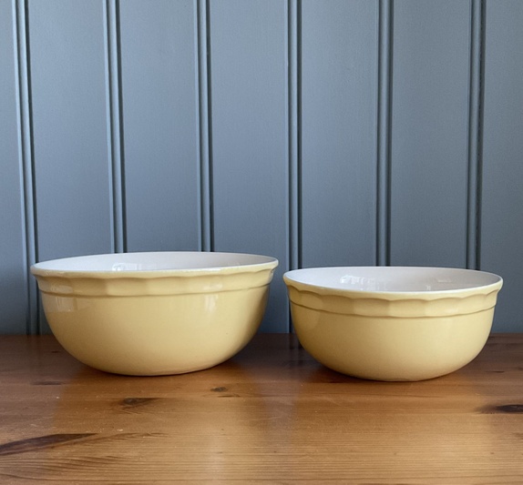 Figgjo flint - to gule boller - Epla