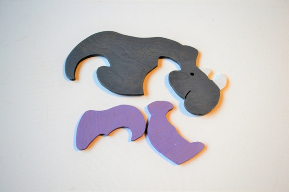 Puslespill Flodhest - Epla