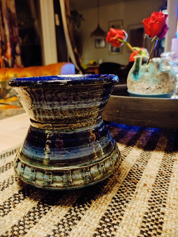 Retro Keramikk vase - Epla