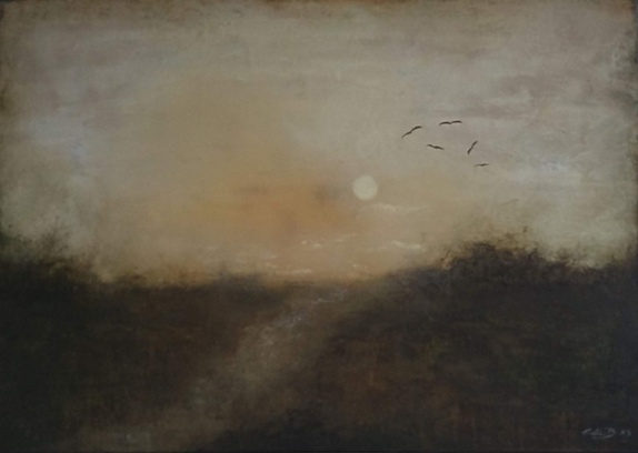 Maleri, "New day dawning" - Epla