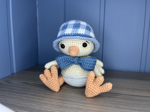 Amigurumi figur, heklet kylling - Epla