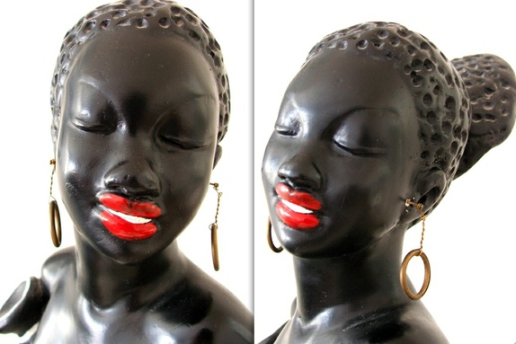 ORIGINAL 1950- TALLS NEGERDAME. ( Reservert B.Løvaas ) - Epla