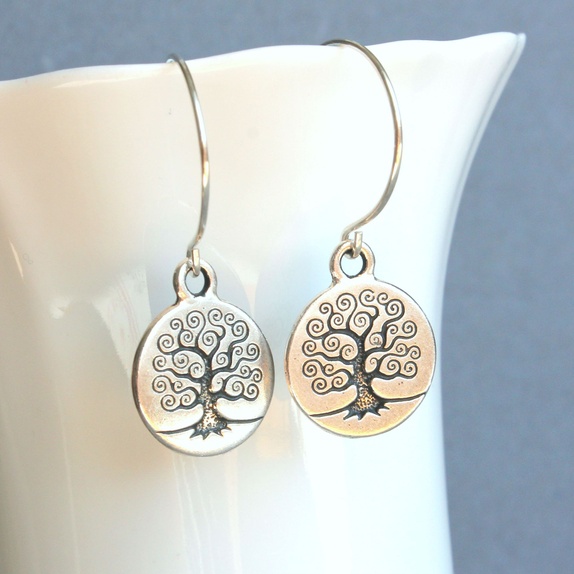 SALG - Øredobber - livets tre - FØR 170 - Epla