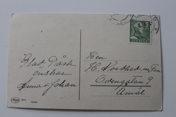 Eldre kort fra Sverige - Epla