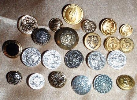 Gamle metall-knapper - Epla