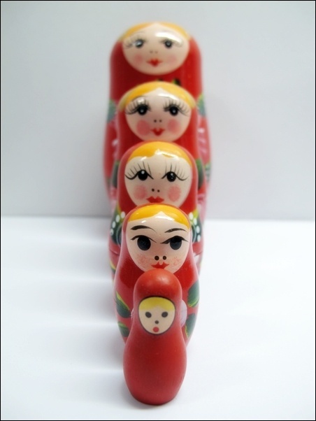 Kjempesøte matryoshkadukker - Epla