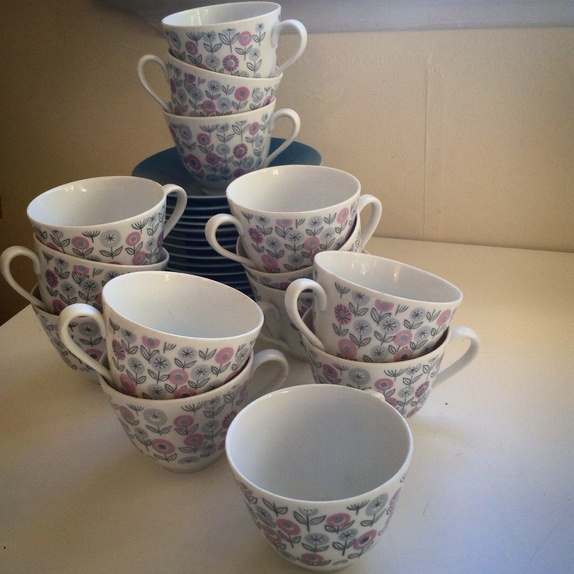 (Reservert) 8 Paloma Kaffekopper - Epla