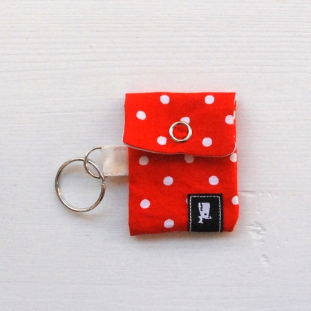 Nøkkelring med mini-etui. - Epla