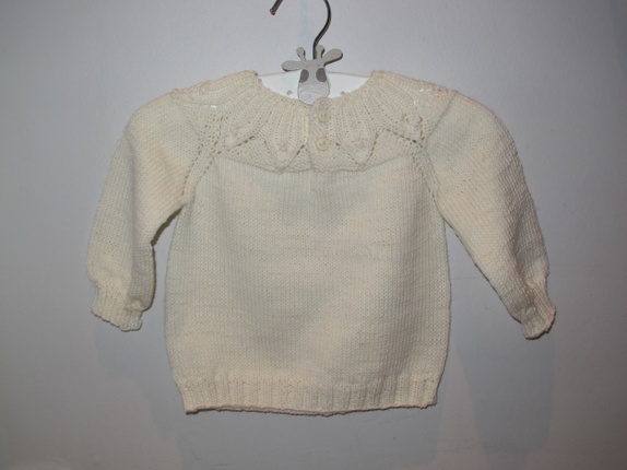 Barnegenser med bladmønster str 1-2 år - Epla