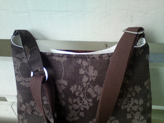 Bestilling fra Maren, skulderveske i varme bruntoner - Epla