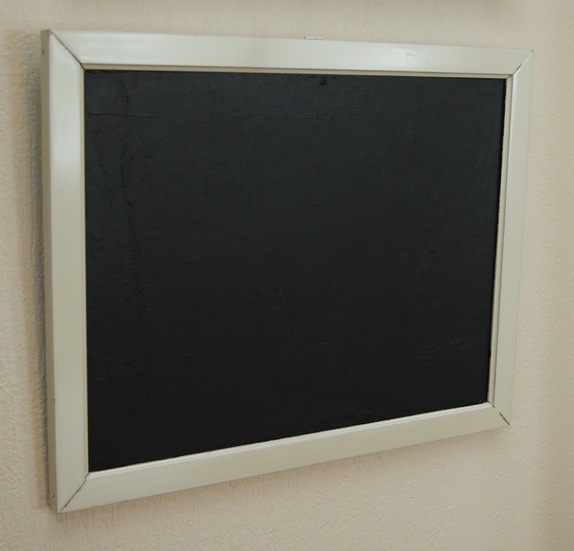 Vintage - antikkhvit - kritt tavle - Epla