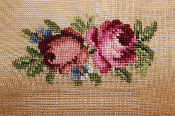 Brodert stoff, 4 stk. (nr. 10) - Epla