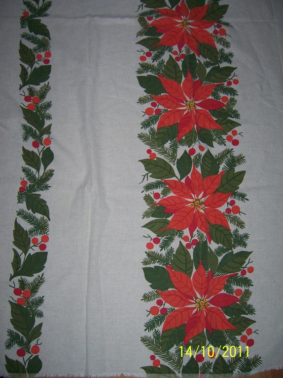 Stor flott retro juleduk - Epla