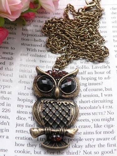 Retro Kobber ugle smykke - Epla