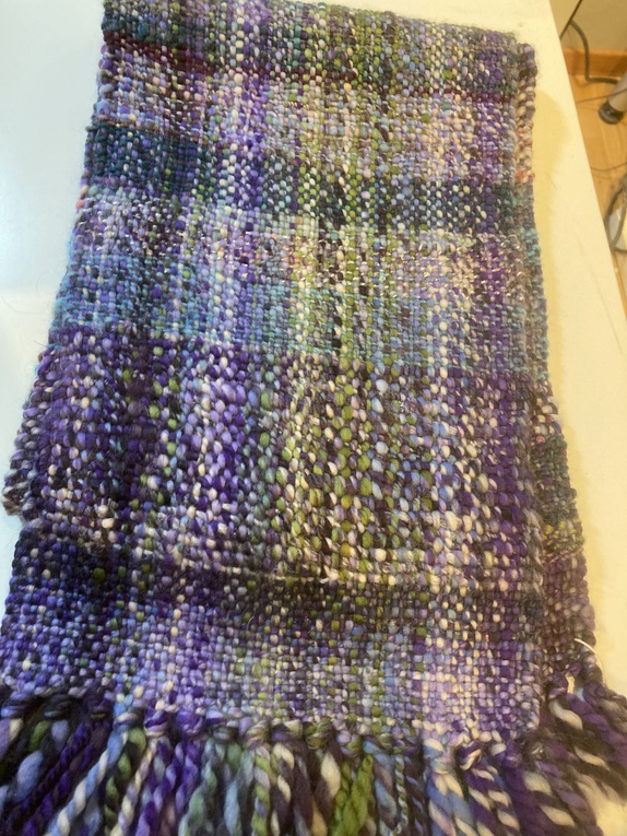 Skjerf håndspunnet - Epla