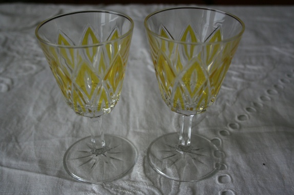 2 retro vinglass - Epla