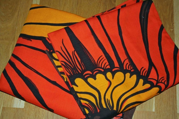 Enestående retro gardiner/stoffer til annet - Epla