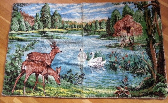 Koselig, gammeldags bildeteppe - Epla