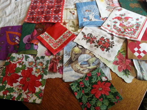 Gamle servietter, jul og påske ++ - Epla