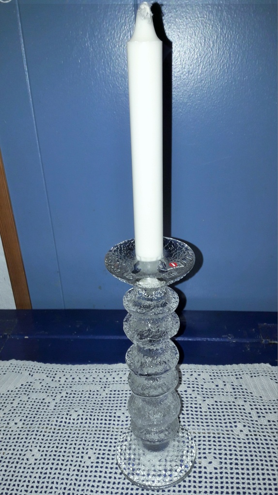 1 stor Ittala lysestake - Epla