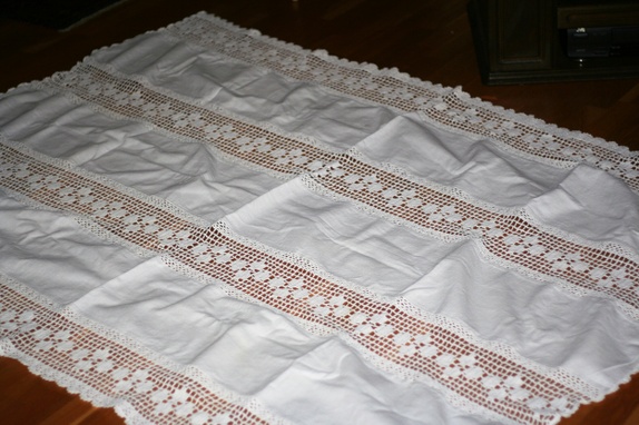 Kjempefin, håndlagd duk - Epla