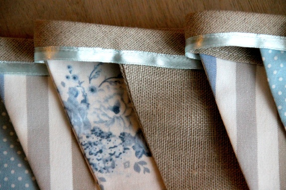 Blå vimpelrekke (9 vimpler) - Epla