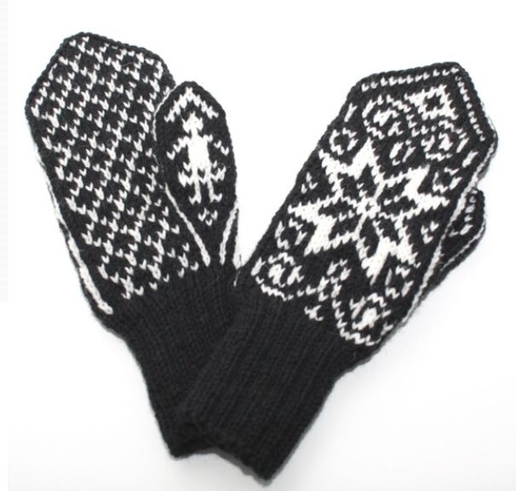 Selbuvotter, sorte, str S/M - Epla