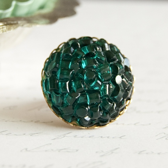 Grønn glede - ring - Epla