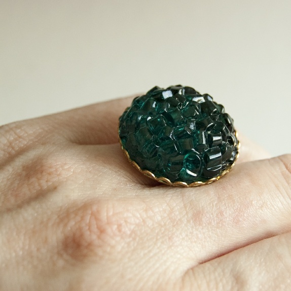 Grønn glede - ring - Epla