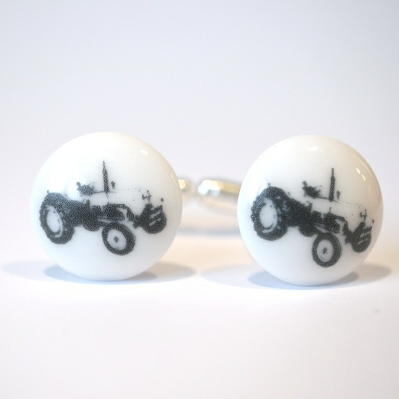 Mansjettknapper med traktor - Epla