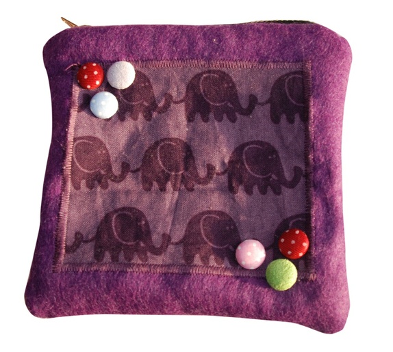 Salg: Lilla pung med elefanter før 130 kr - Epla