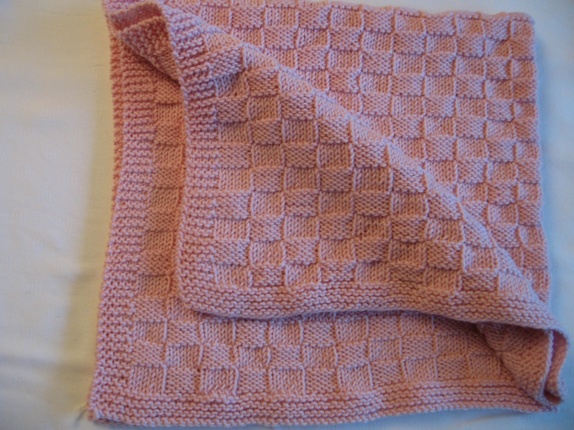 Babyteppe 100% ull, Rosa - Epla