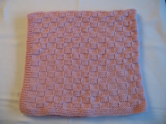 Babyteppe 100% ull, Rosa - Epla