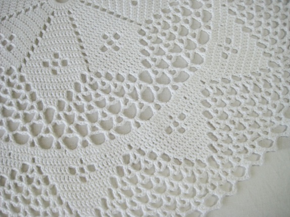 Hekla brikke/duk. - Epla