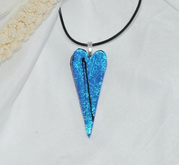 Nydelig blått hjerte - Epla