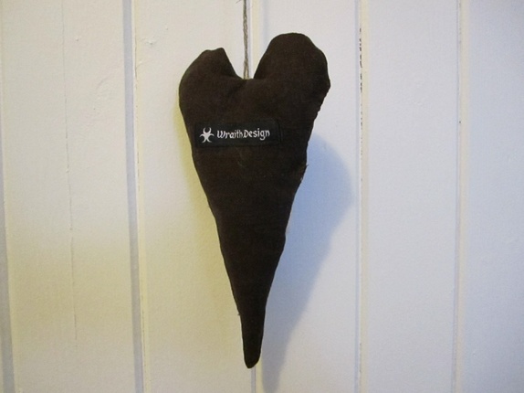 Hjerte "@" brun - Epla