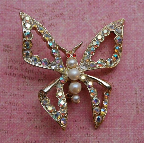 Sommerfulg brosje - Epla