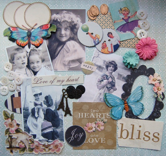 Knapper og glansbilder. - Epla