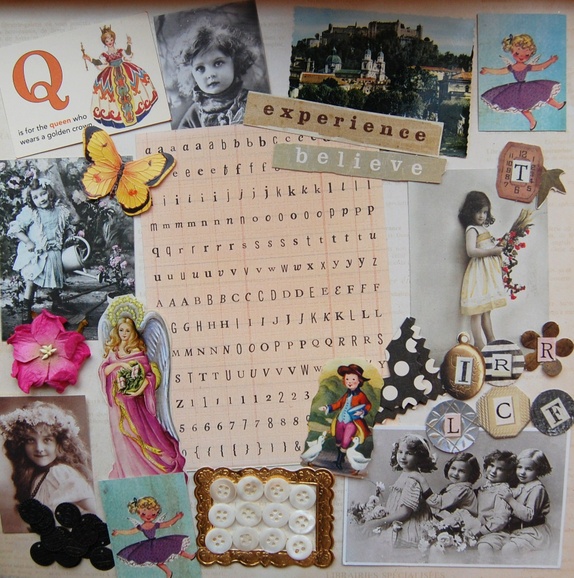 Knapper og glansbilder. - Epla