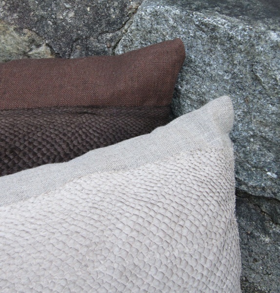 Lakseskinn Pute - Epla