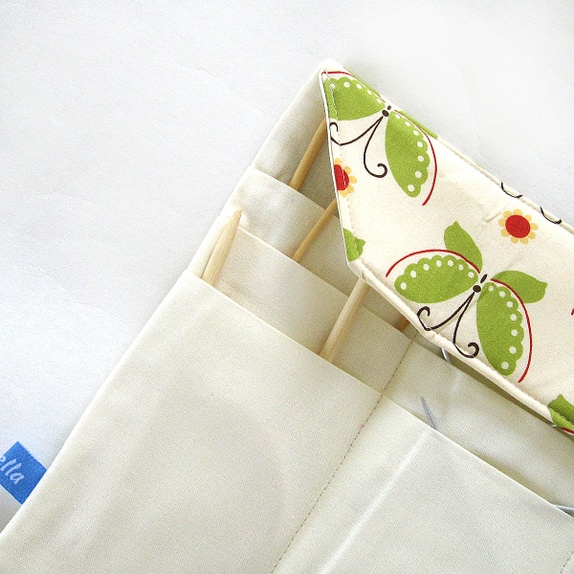 Stort rundpinneetui med 12 romslige lommer - Epla