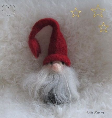 Tovet rød nisse - Epla